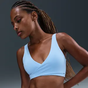 Nike One Light-support Padded Sports Bra - Blue