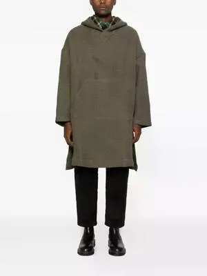 INDIVIDUAL SENTIMENTS Hooded Long-sleeved Coat