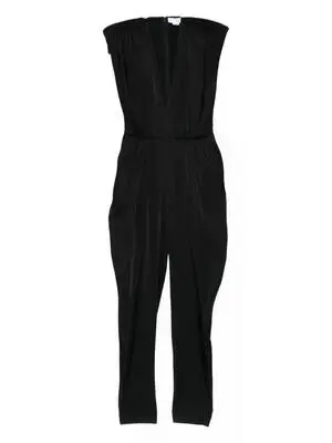 Stella McCartney Plunge-neck Jumpsuit - Black