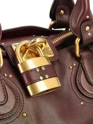 Chloé Paddington Padlock-detail Shoulder Bag - Brown