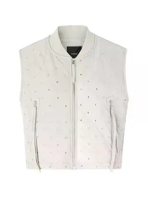 Pinko Amata Quilted Gilet - Grey