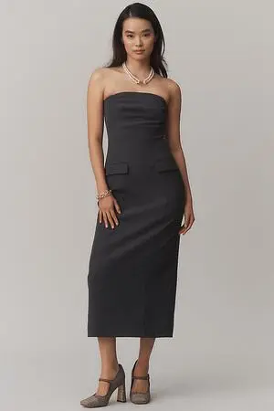 Endless Rose Strapless Slim Midi Dress