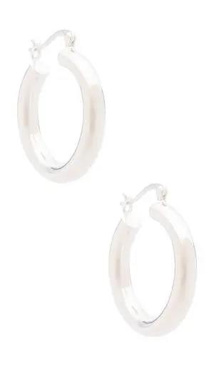 THE M JEWELERS NY The Large Ravello Hoops - Silver