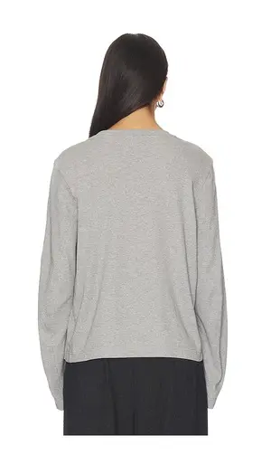 EAVES Lene Long Sleeve Tee - Heather Grey