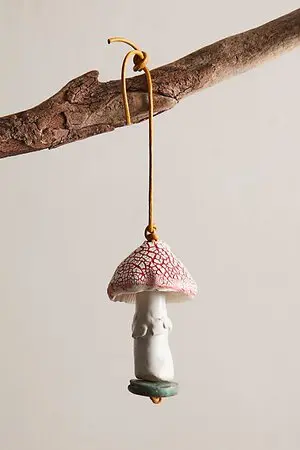 Free People Mushrooms Ornament - Multicolor