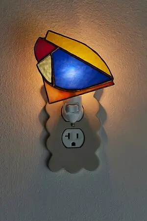 FRIEND OF ALL Stained Glass Night Light
