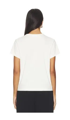 EAVES Lene Boxy Tee - White