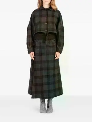 SOCIETE ANONYME Checked Wool Jacket