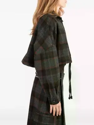 SOCIETE ANONYME Checked Wool Jacket