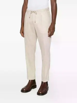 GRAN SASSO Drawstring Cuffed Trousers - Neutrals