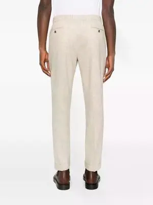 GRAN SASSO Drawstring Cuffed Trousers - Neutrals
