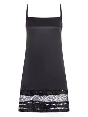 NICCOLO PASQUALETTI Lace-panel Slip Dress