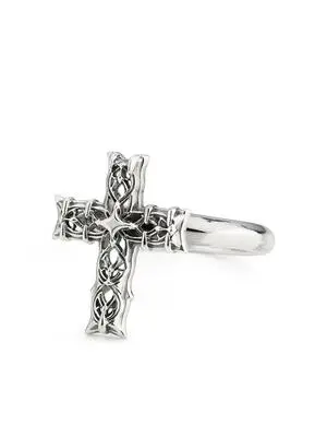 Emanuele Bicocchi Notre-dame Cross Ring - Silver