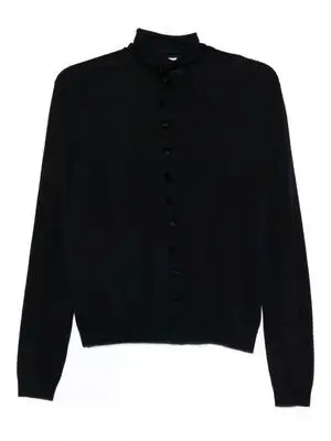 Khaite High-neck Buttoned Cardigan