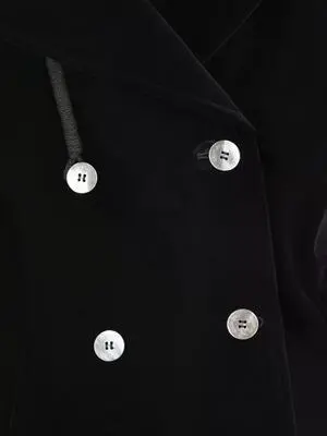 CAMPLIN Double-breasted Velvet Coat
