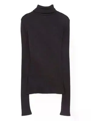 SAMSOE SAMSOE Roll-neck Knitted Top