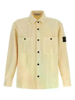 Stone Island Compass-badge Corduroy Shirt - Neutrals