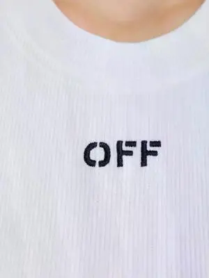 Off-White Cotton Tank Top