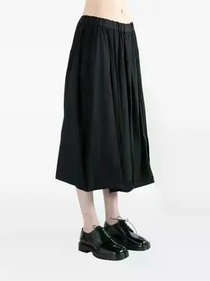 Comme Des Garçons Pleated Wool Skirt