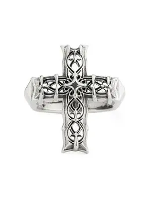 Emanuele Bicocchi Notre-dame Cross Ring - Silver