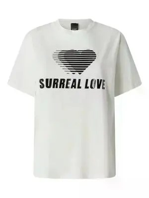 Pinko Heart-graphic T-shirt