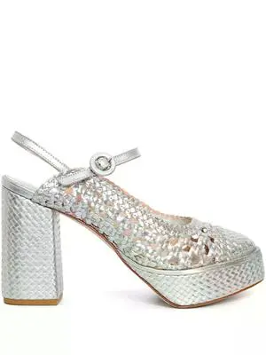 Studio Chofakian Silver Tone Shoes For Women