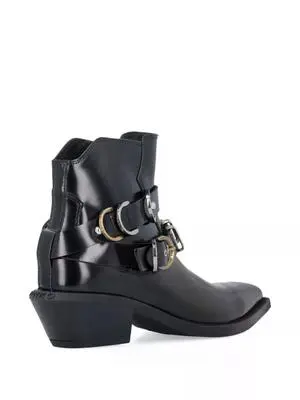 Pinko 50mm Buckle Strap Boots