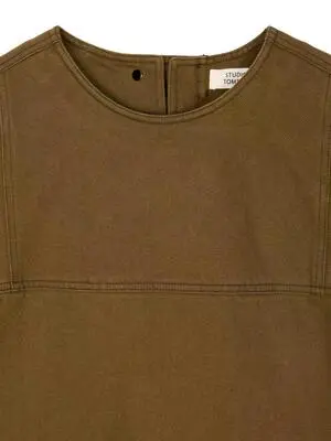 STUDIO TOMBOY Twill Tunic Dress - Brown