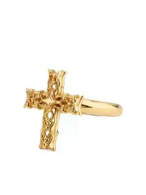 Emanuele Bicocchi Notre-dame Cross Ring - Gold
