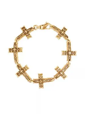 Emanuele Bicocchi Notre-dame Cross Bracelet - Gold