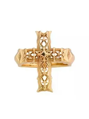 Emanuele Bicocchi Notre-dame Cross Ring - Gold