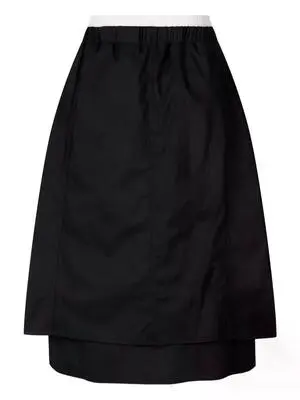 STUDIO TOMBOY Contrast-waist Skirt