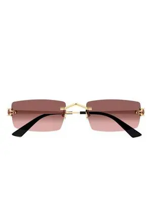 CARTIER Panthère De Sunglasses - Gold