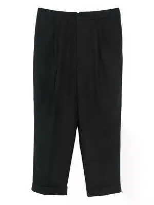 Ami Pleated Cropped Trousers