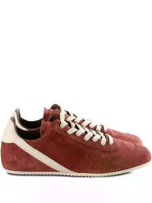Rick Owens Suede Low-top Sneakers