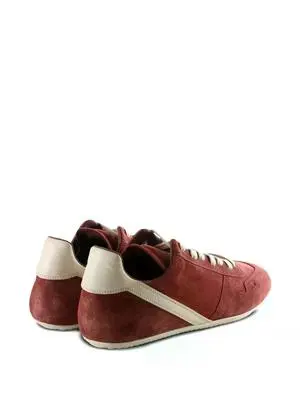 Rick Owens Suede Low-top Sneakers