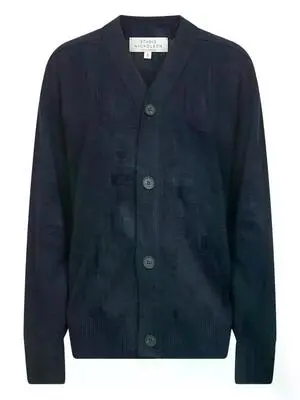Studio Nicholson Conan V-neck Cardigan - Blue