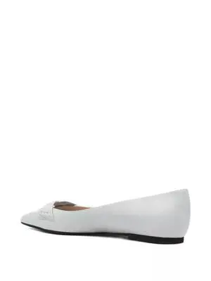 N°21 Bow-detail Pointed-toe Ballet Flats
