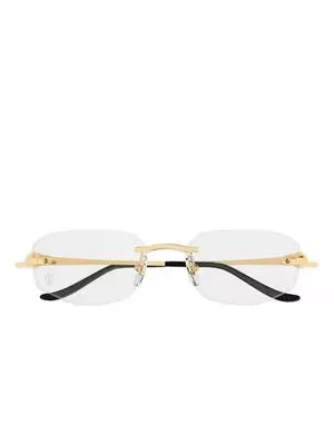 CARTIER Panthère Rimless Glasses - Gold