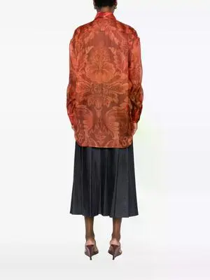Etro Floral-print Shirt - Red
