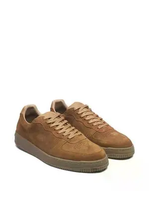 LES DEUX Suede Panelled Sneakers