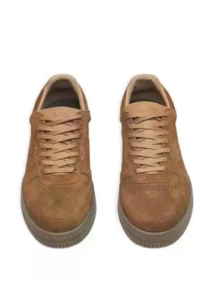 LES DEUX Suede Panelled Sneakers