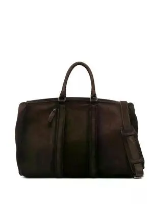 Officine Creative Suede Travel Bag
