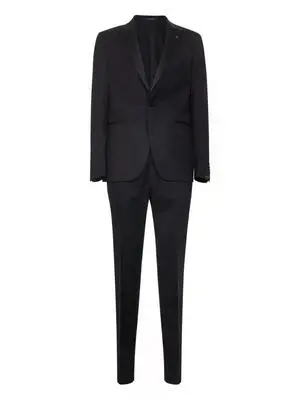 Tagliatore Satin-peak Lapels Suit