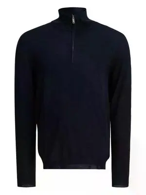 ZANONE Zip-neck Long Sleeve Sweater