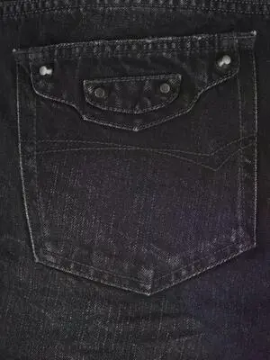 Balenciaga Frayed Denim Skirt