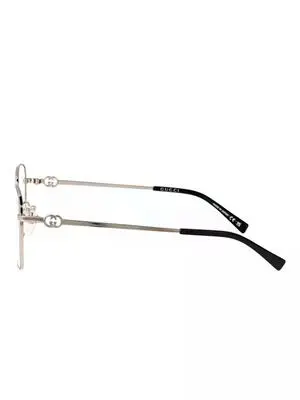 Gucci Square-frame Glasses - Silver