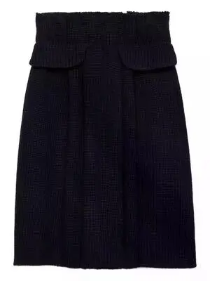 Prada Wool Midi Skirt