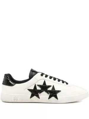 Amiri Star-motif Leather Low Top Sneakers