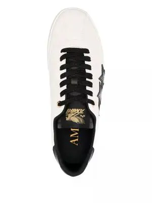 Amiri Star-motif Leather Low Top Sneakers